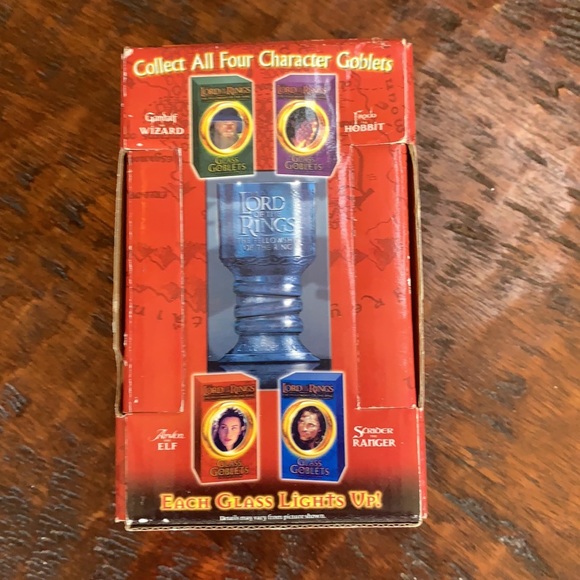 New Line Productions | Other | Lord Of The Rings Glass Goblet Anwen The ...